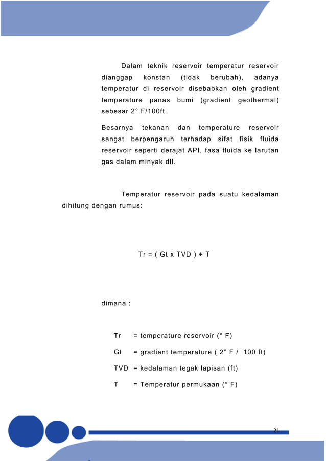 Teknik Produksi Migas - Teknik Reservoir dan Cadangan Migas | PDF