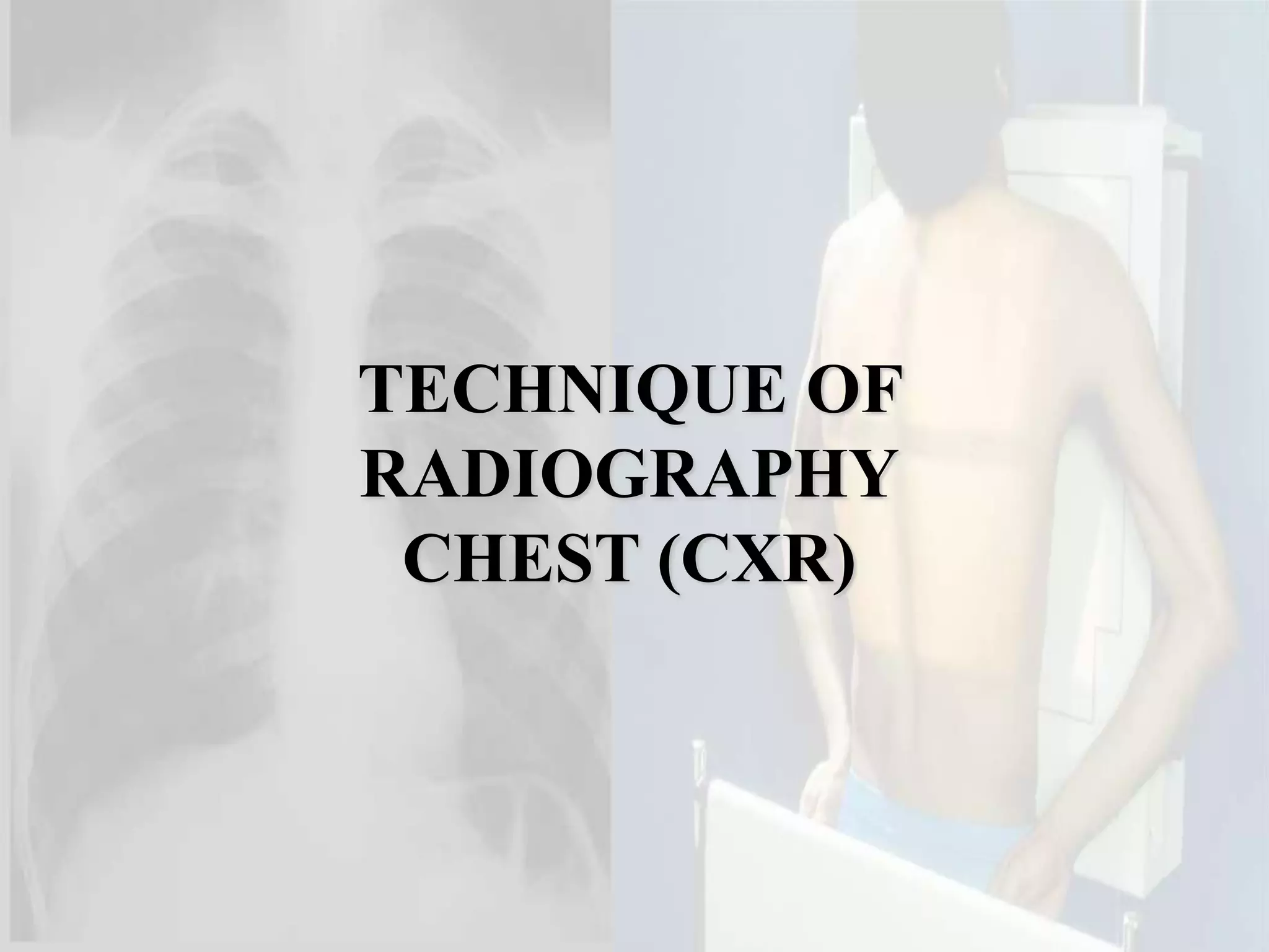 Teknik radiografi (chest xray) | PPTX