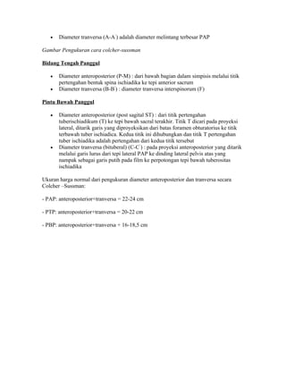 Teknik radiografi pelvimetri | DOC