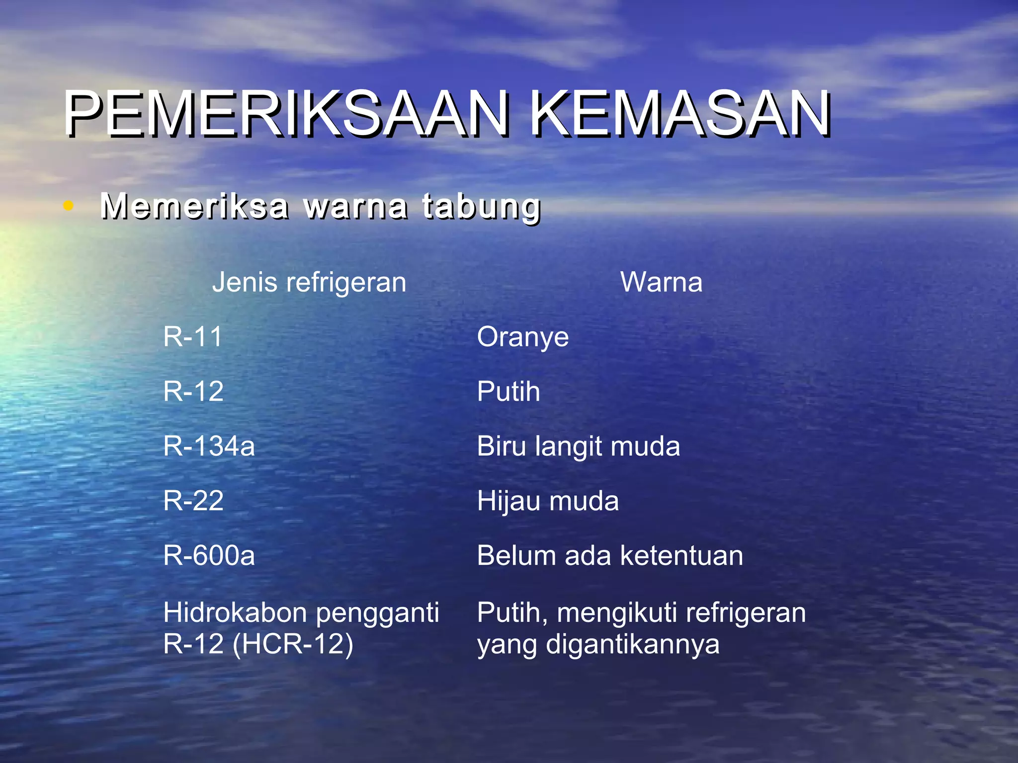 Teknik refrigerasi | PPT