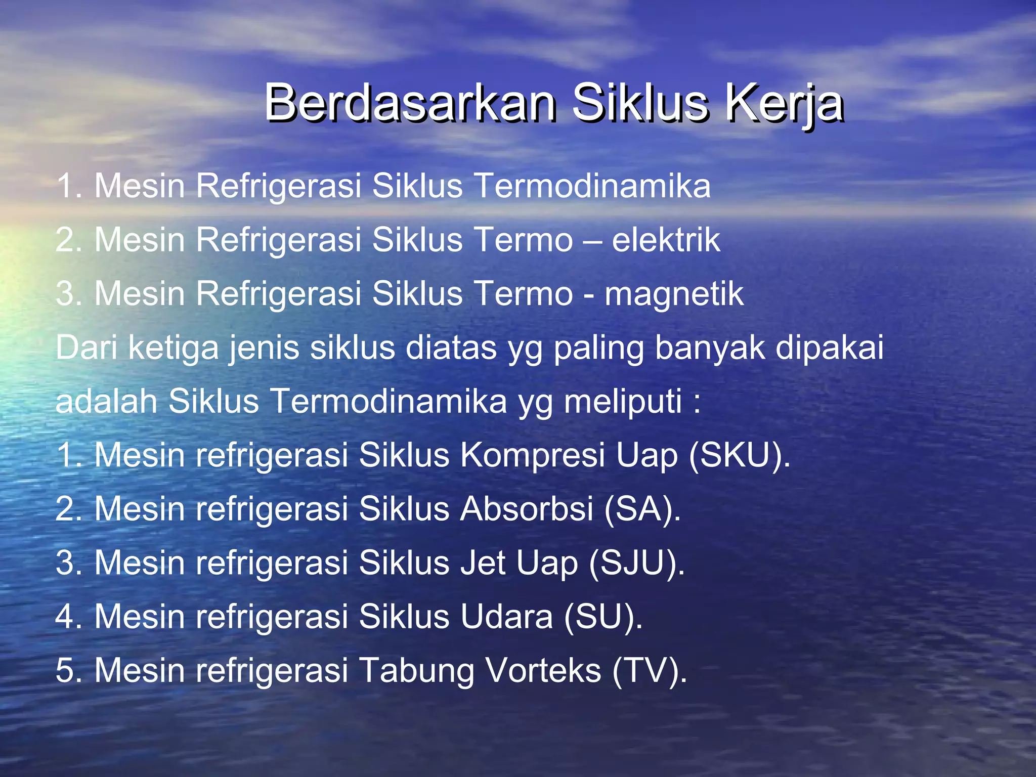 Teknik refrigerasi | PPT