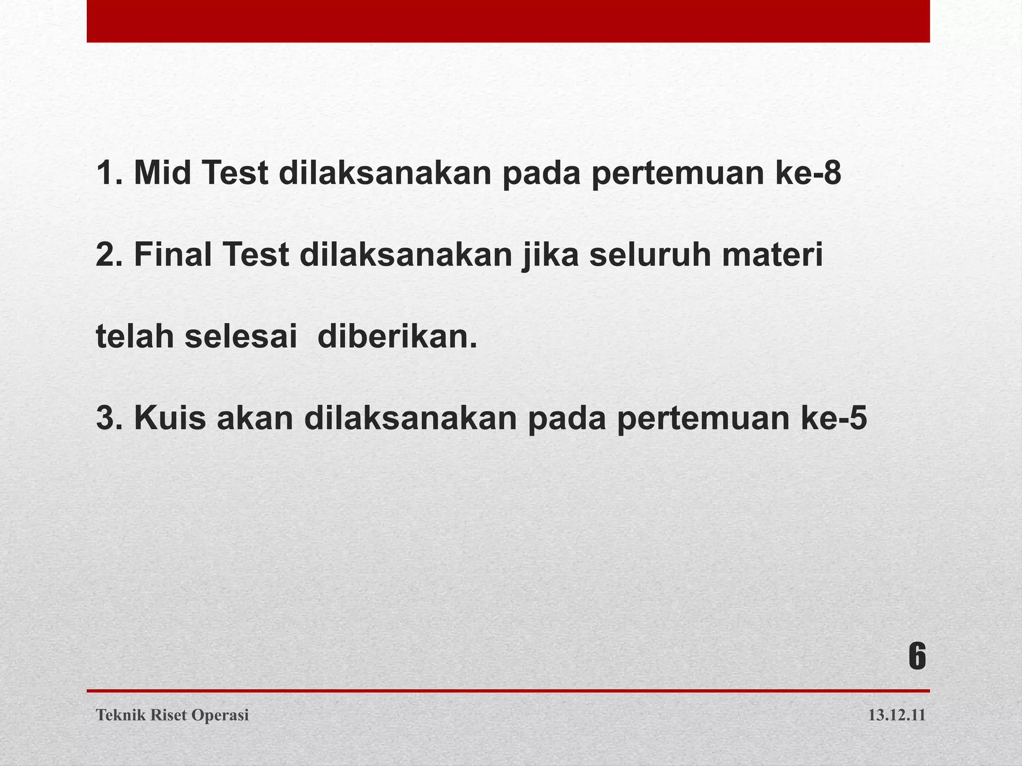 Teknik riset operasi pertemuan 1 | PDF