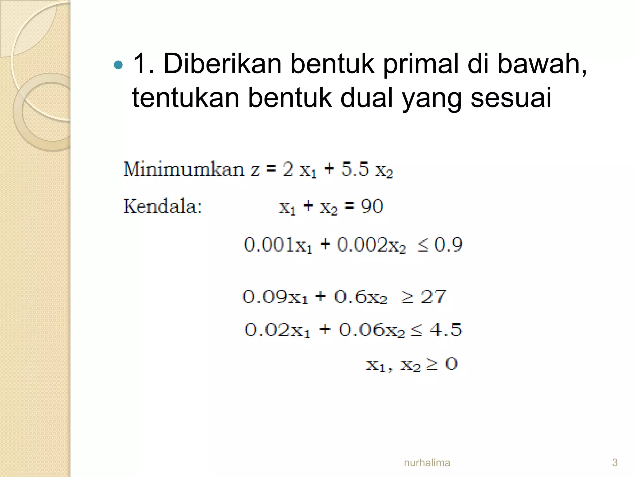 Teknik riset operasi ppt.10