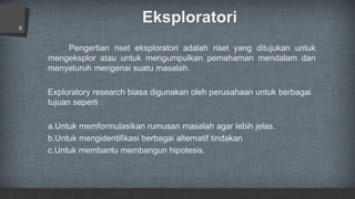 Teknik Riset Pemasaran I ( Desain Riset dan Metode Pengumpulan data | PPTX