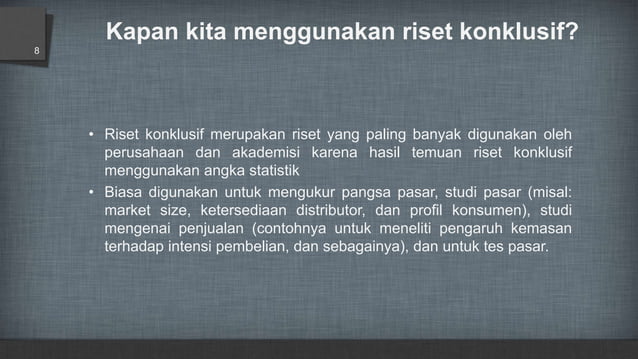Teknik Riset Pemasaran I ( Desain Riset dan Metode Pengumpulan data | PPTX