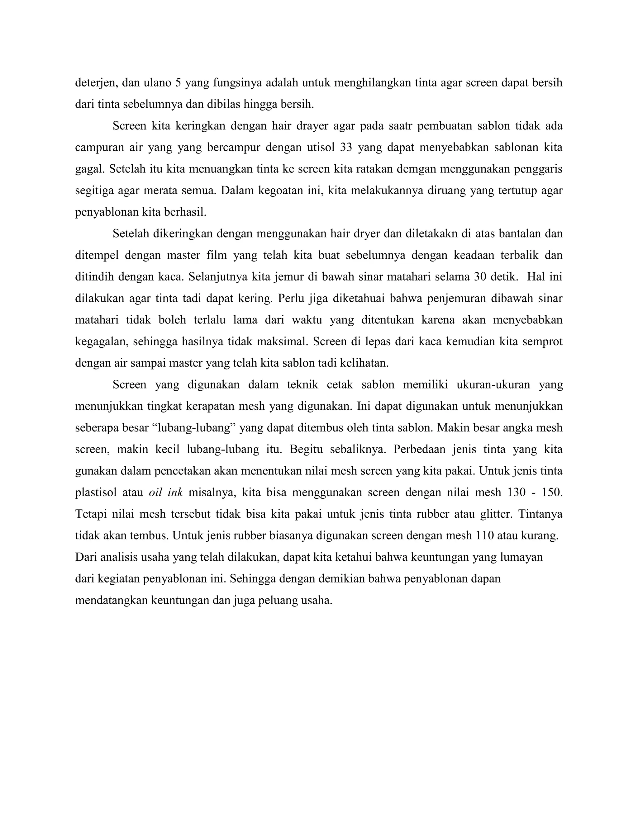 Teknik sablon | DOCX