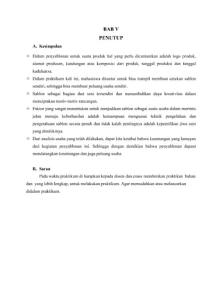 Teknik sablon | DOCX