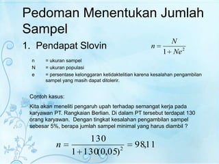 Teknik sampling | PPTX