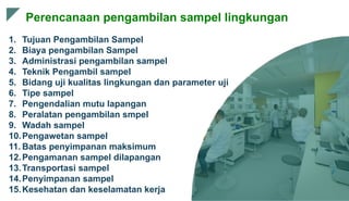 Teknik Sampling sanitasi dan penendalian penyakit pptx. | PPTX