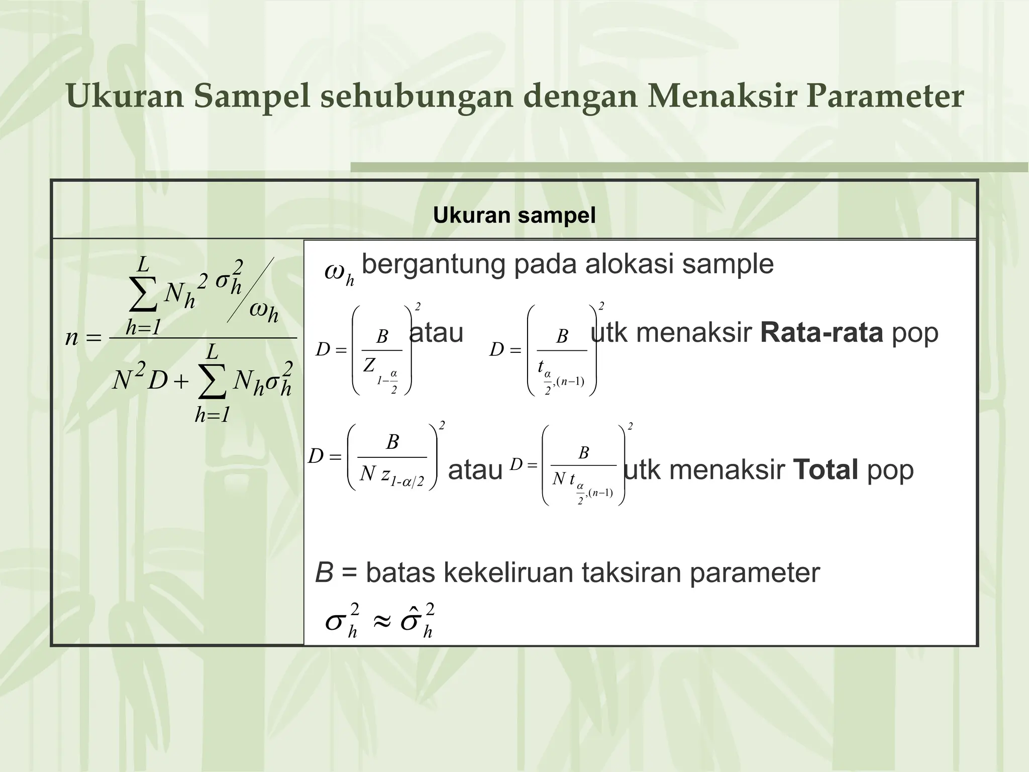 teknik Sampling - Stratifikasi Sampling.ppt