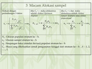 teknik Sampling - Stratifikasi Sampling.ppt