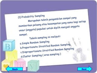 Teknik sampling baru | PPT