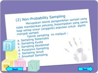 Teknik sampling baru | PPT