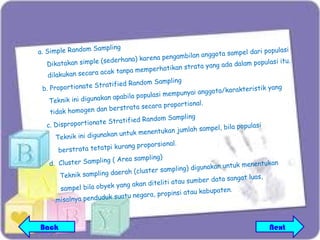 Teknik sampling baru | PPT