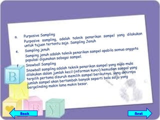 Teknik sampling baru | PPT
