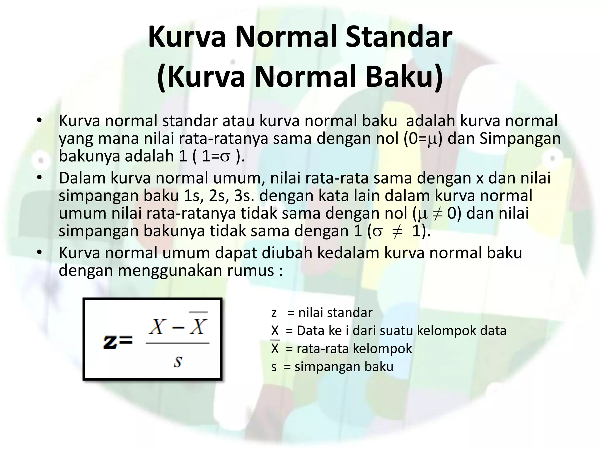 Teknik sampling normalitas data statistika | PPTX