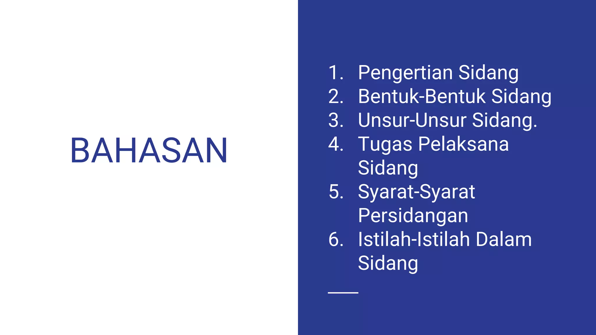 Teknik Persidangan | PPT