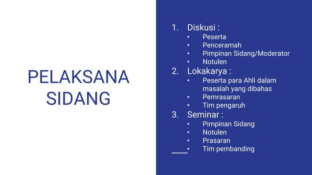 Teknik Persidangan | PPT
