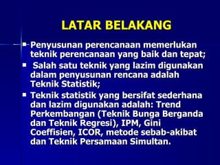 Teknik statistik | PPT