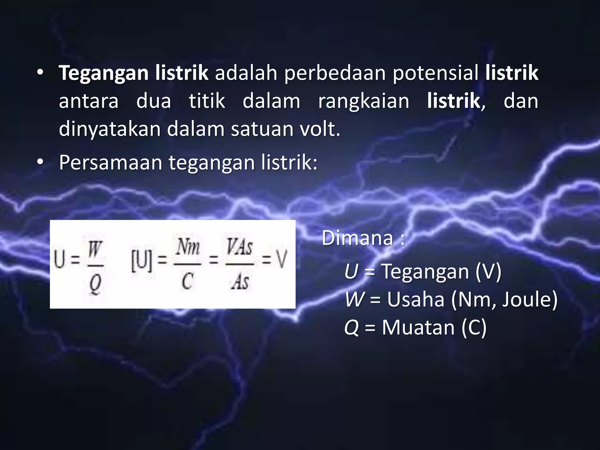 Teknik tenaga listrik | PPTX