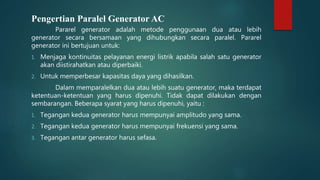 Teknik tenaga listrik | PPTX