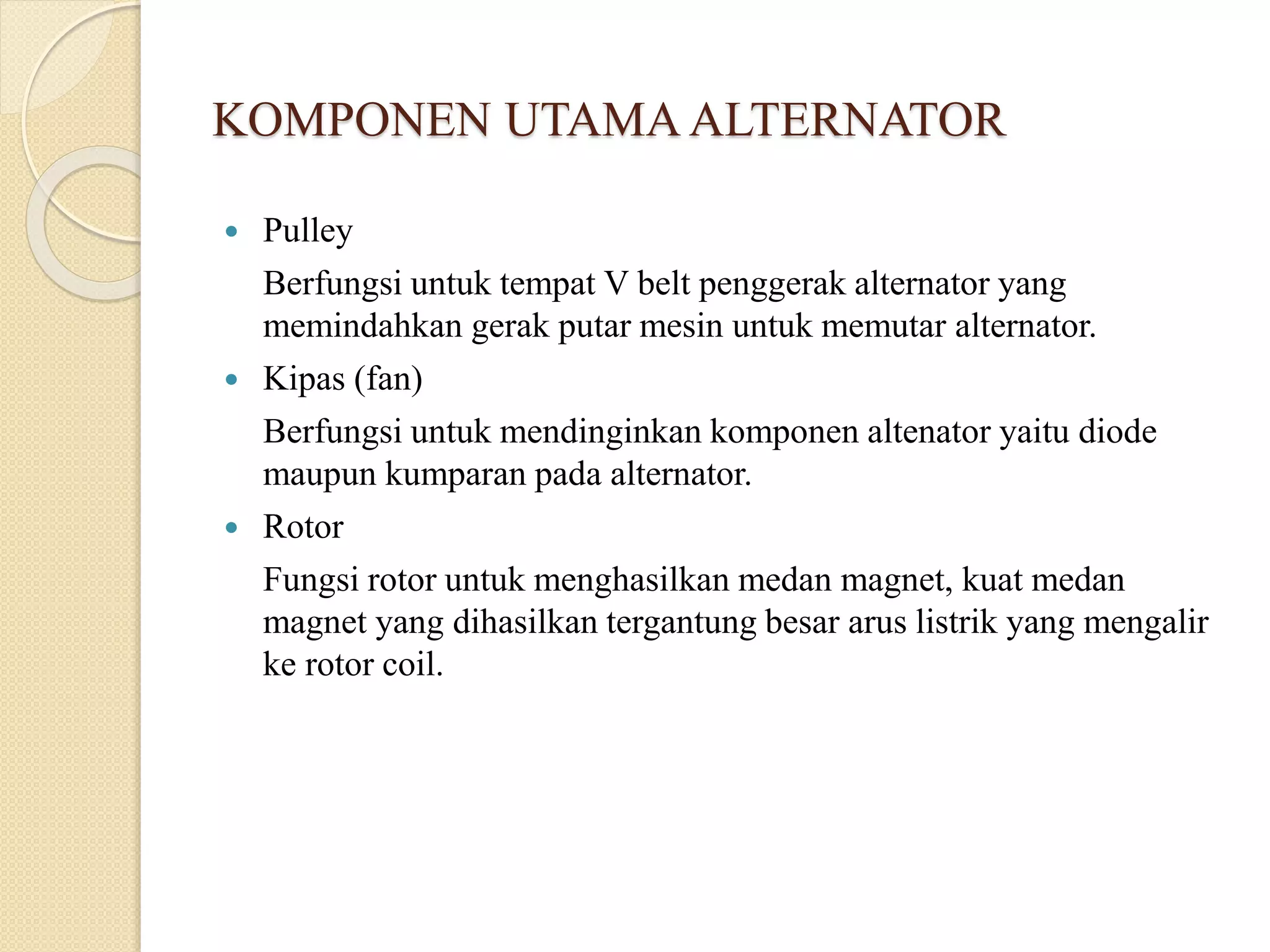 Teknik tenaga listrik generator ac | PPT