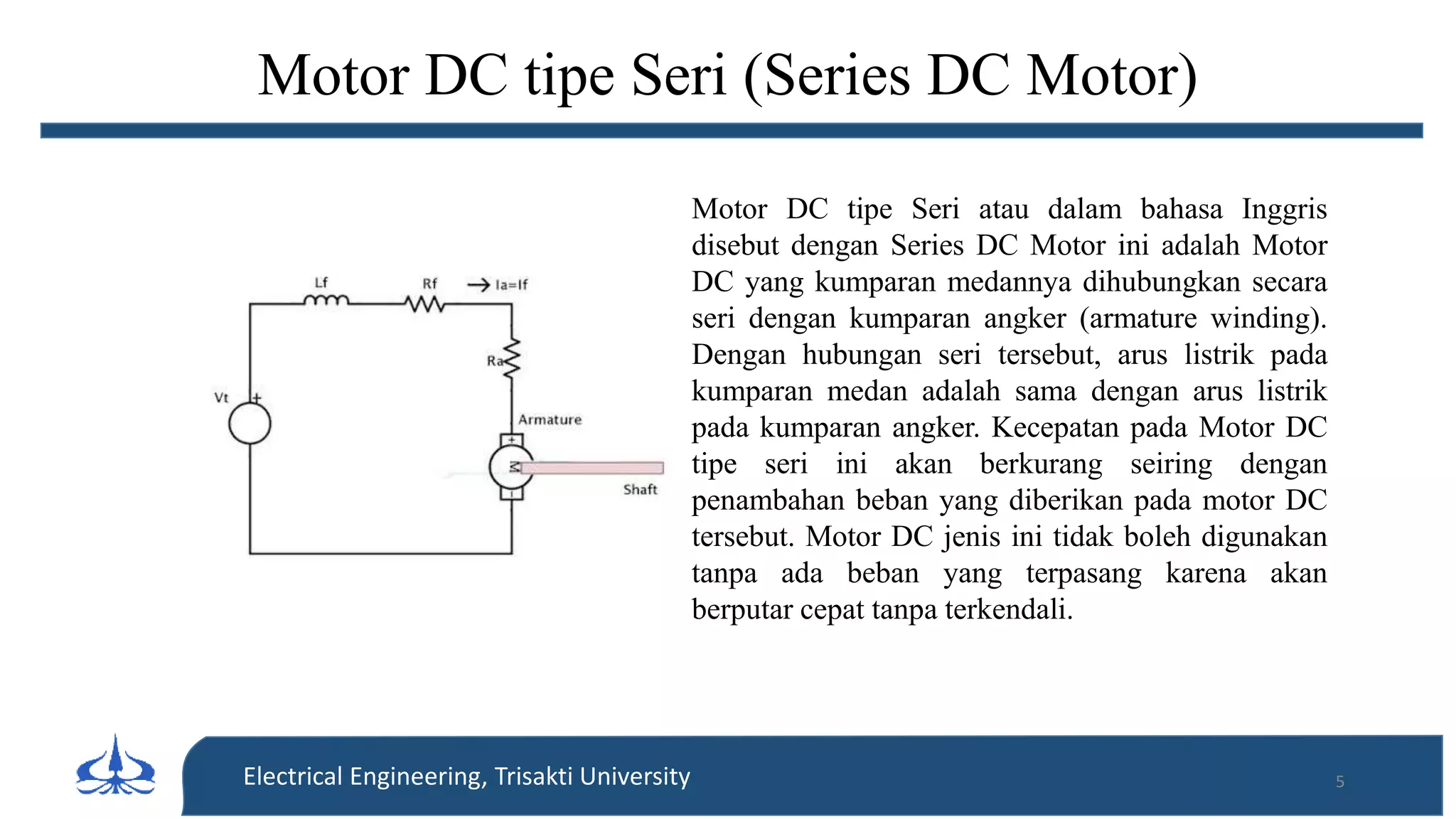 Teknik Tenaga Listrik_Motor Arus Searah_Kelompok 2 | PPTX