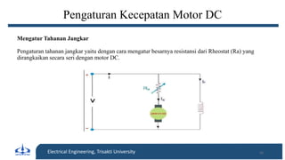 Teknik Tenaga Listrik_Motor Arus Searah_Kelompok 2 | PPTX