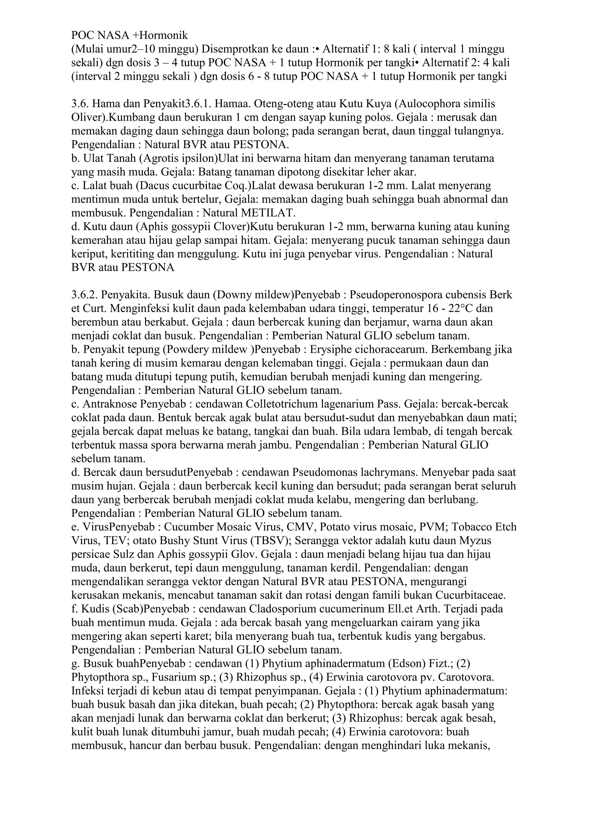 Teknis budidaya mentimun | PDF