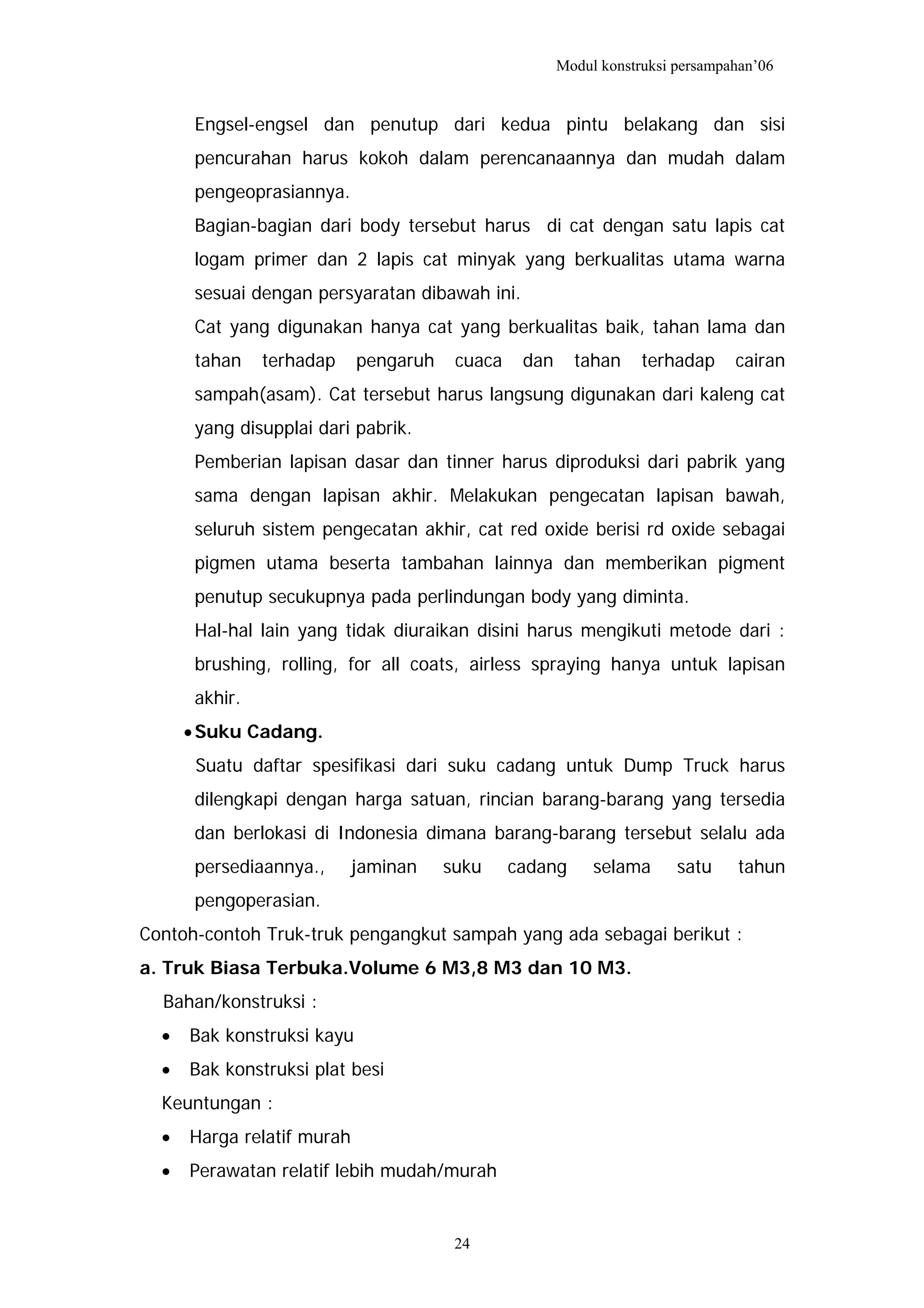 Teknis konstruksi sistem pengelolaan persampahan | PDF