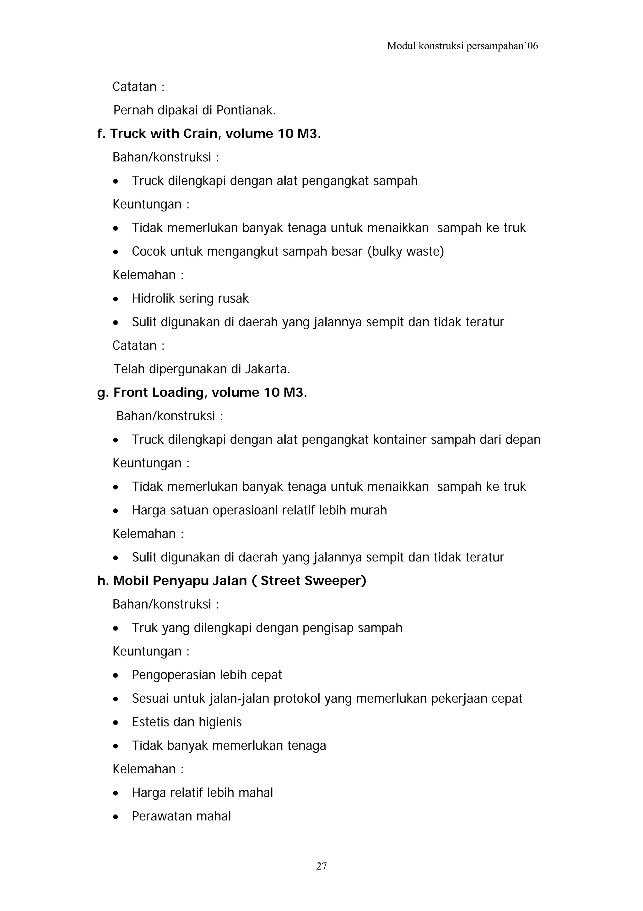 Teknis konstruksi sistem pengelolaan persampahan | PDF