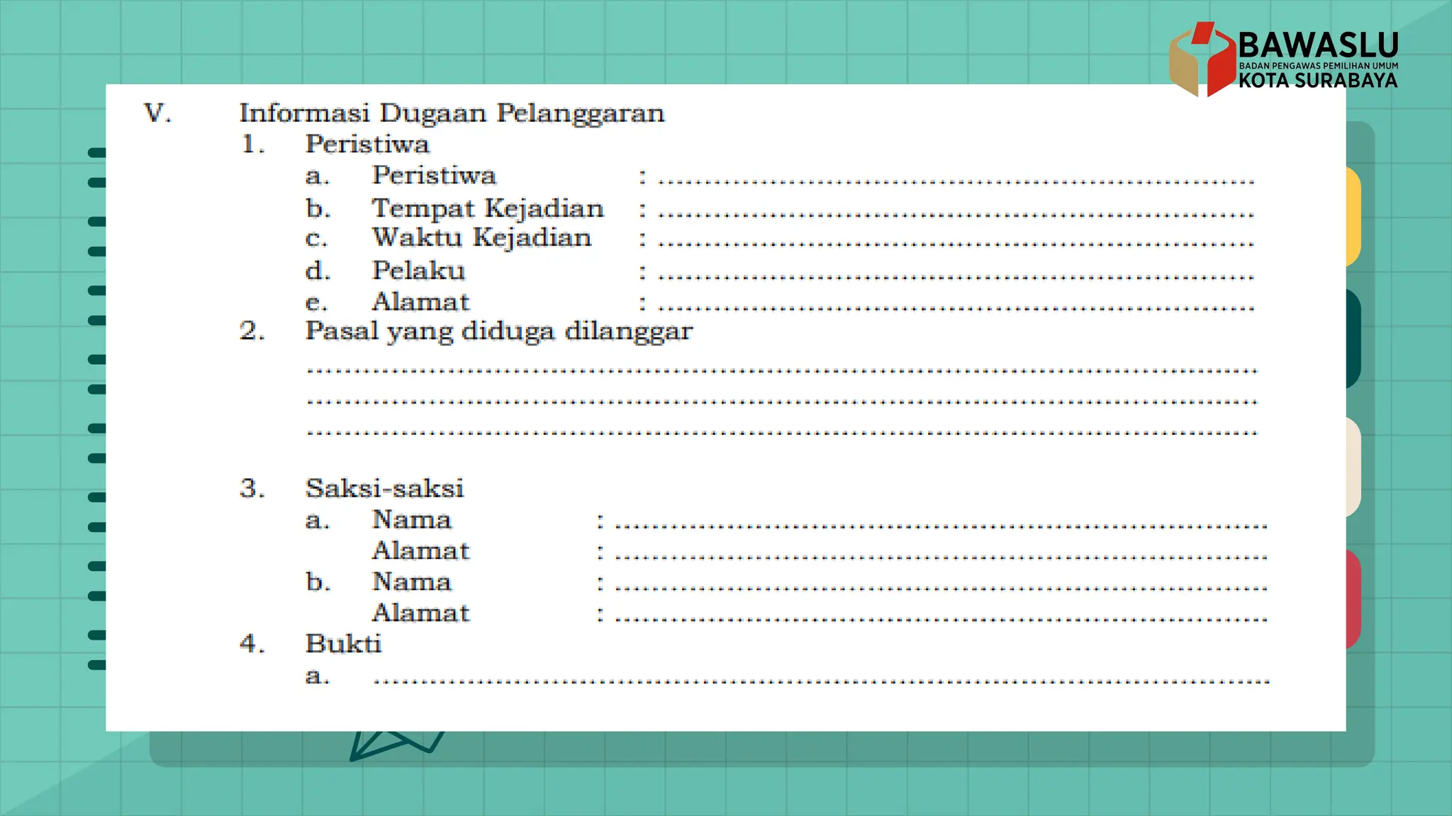 TEKNIS PENGISIAN LAPORAN FORM A pkd pptx | PPTX