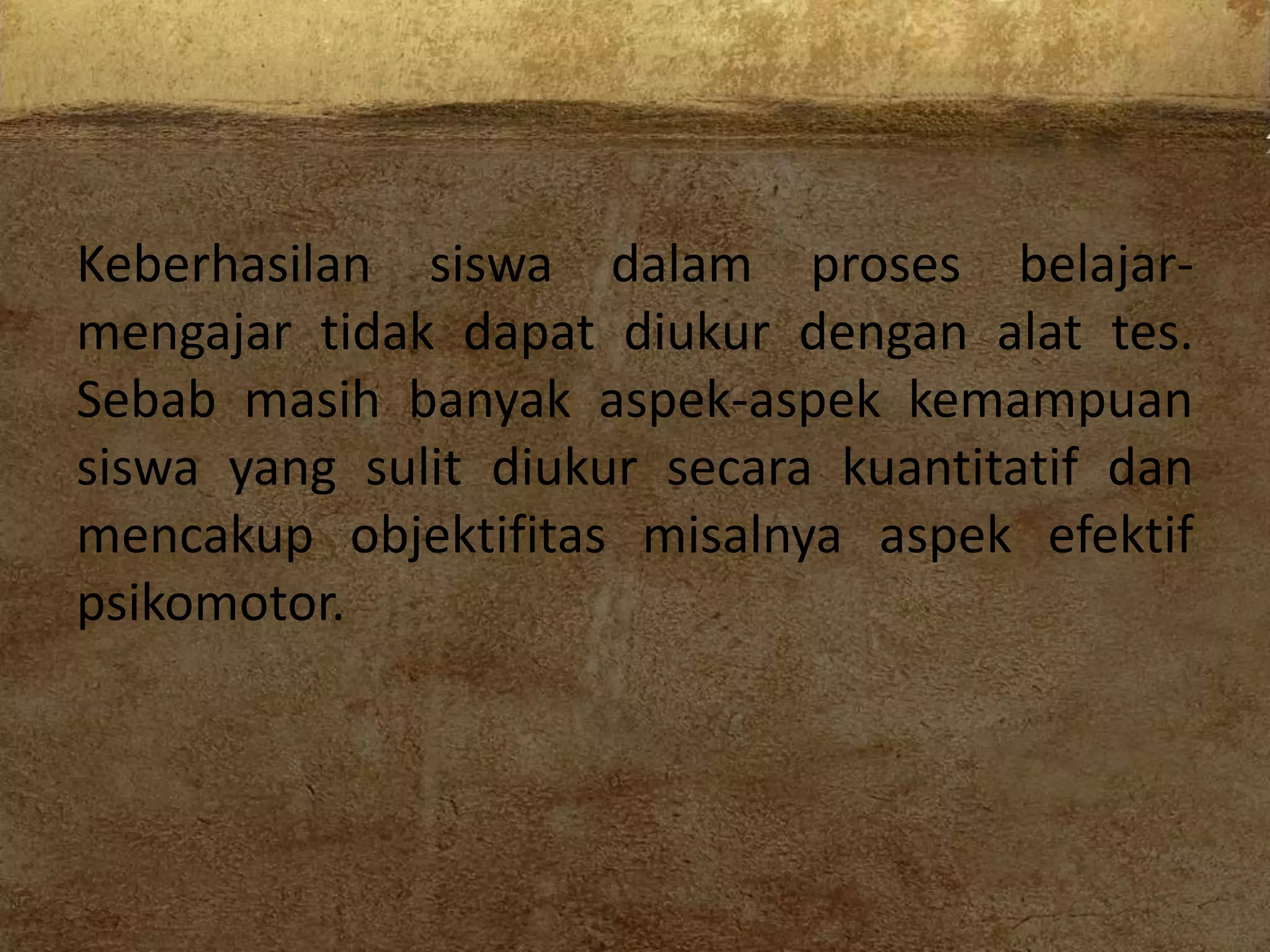 Teknis penyusunan instrumen non tes | PPTX