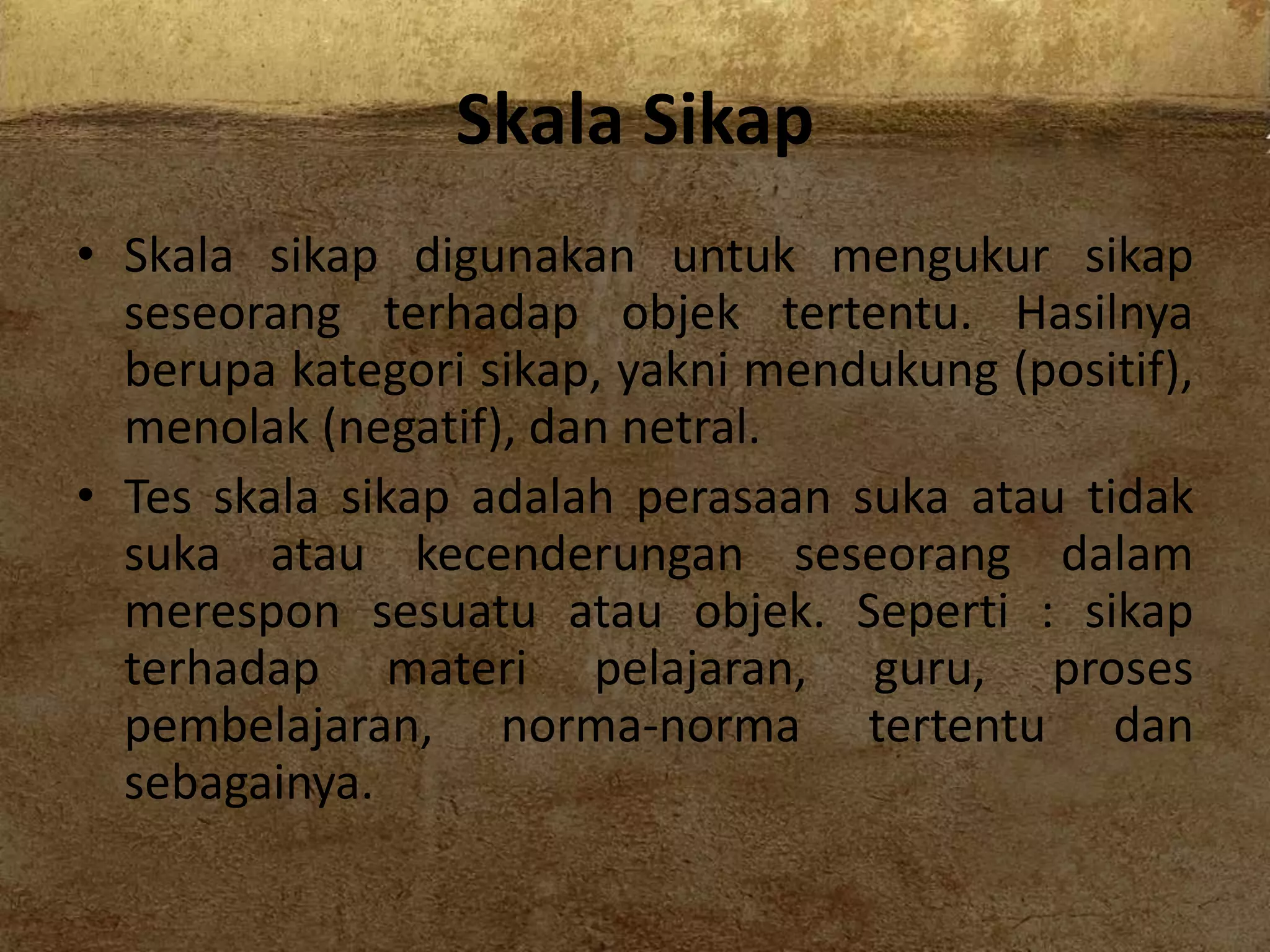 Teknis penyusunan instrumen non tes | PPTX