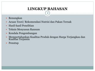 Teknis Ransum Ruminansia.ppt