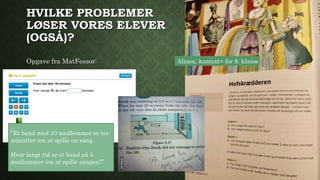 Teknologiforståelse - Komplekse problemer | PPT