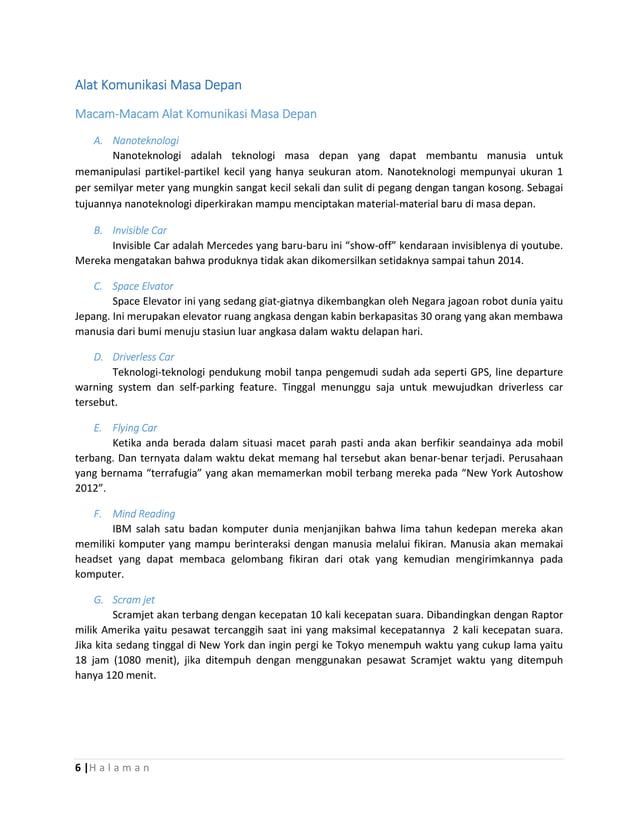 Perkembangan Teknologi Komunikasi Jaman Dulu , Sekarang dan Masa Depan ...