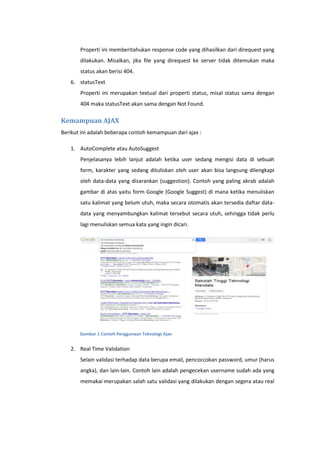 Pengenalan Teknologi ajax | PDF