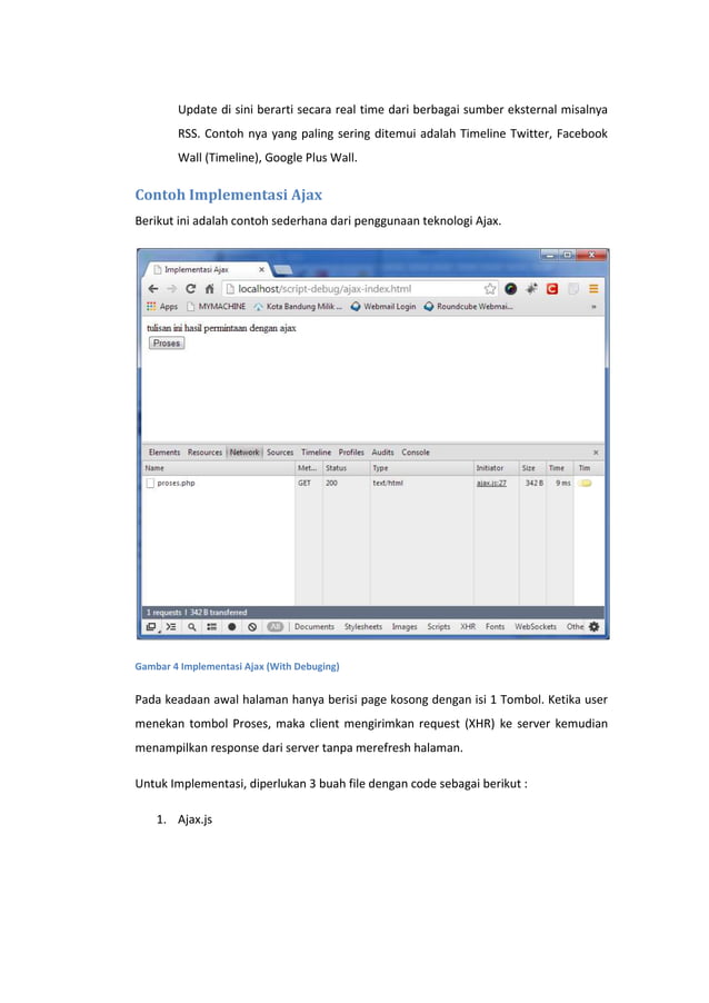Pengenalan Teknologi ajax | PDF
