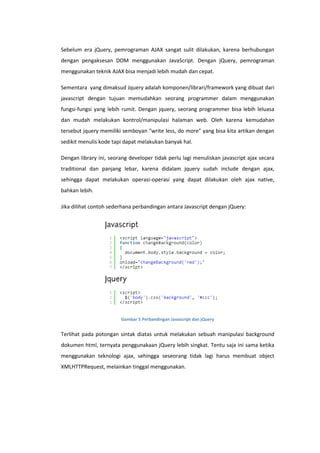 Pengenalan Teknologi ajax | PDF