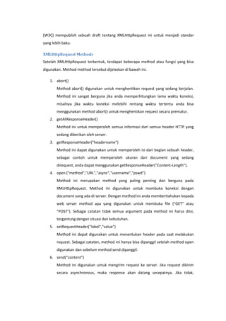 Pengenalan Teknologi ajax | PDF