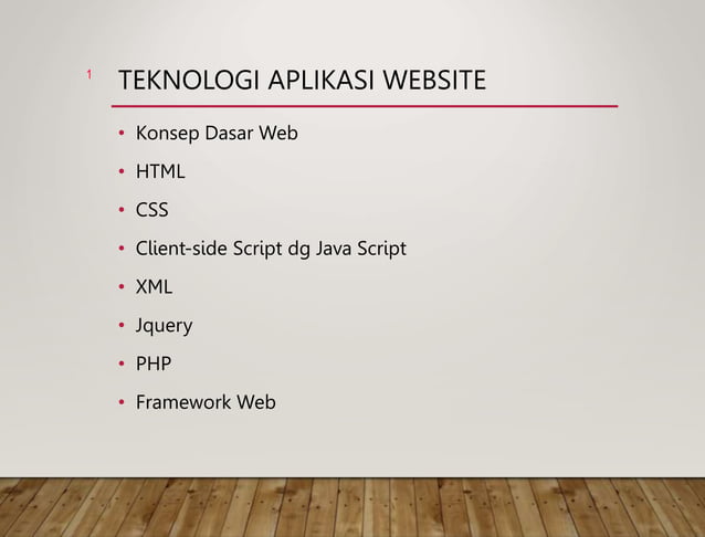 Teknologi Aplikasi Web I : Internet | PPT
