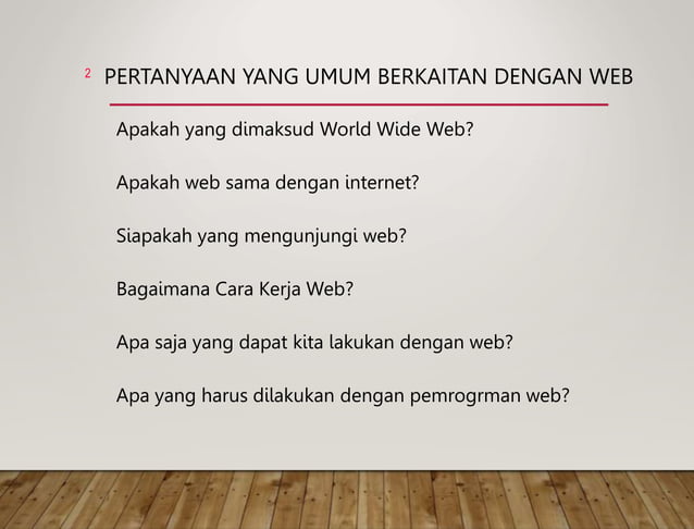 Teknologi Aplikasi Web I : Internet | PPT