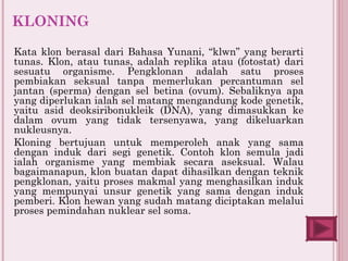 Teknologi reproduksi manusia | PPT