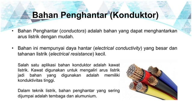 Teknologi bahan elektrik | PPT