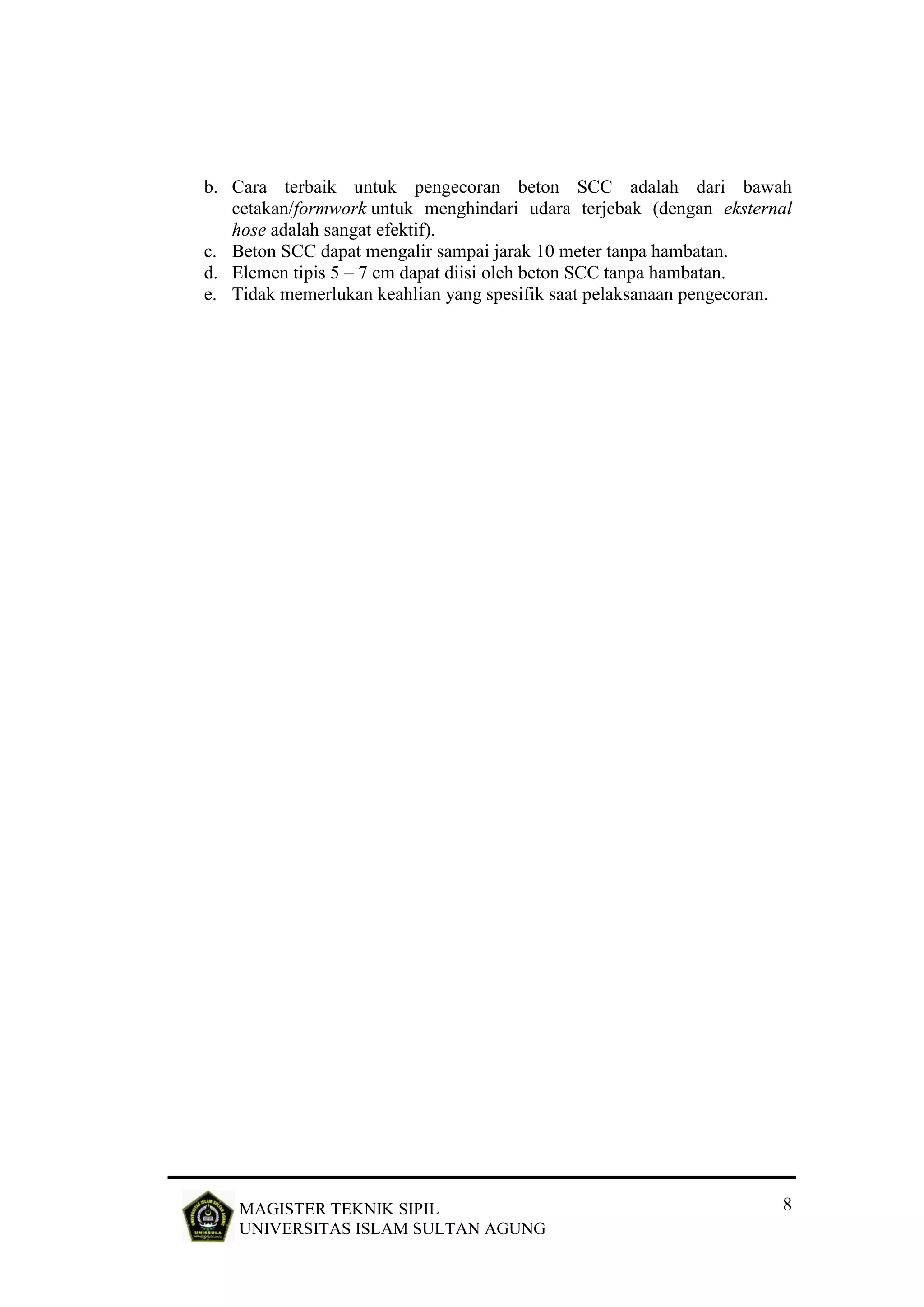Teknologi beton mutu tinggi | PDF