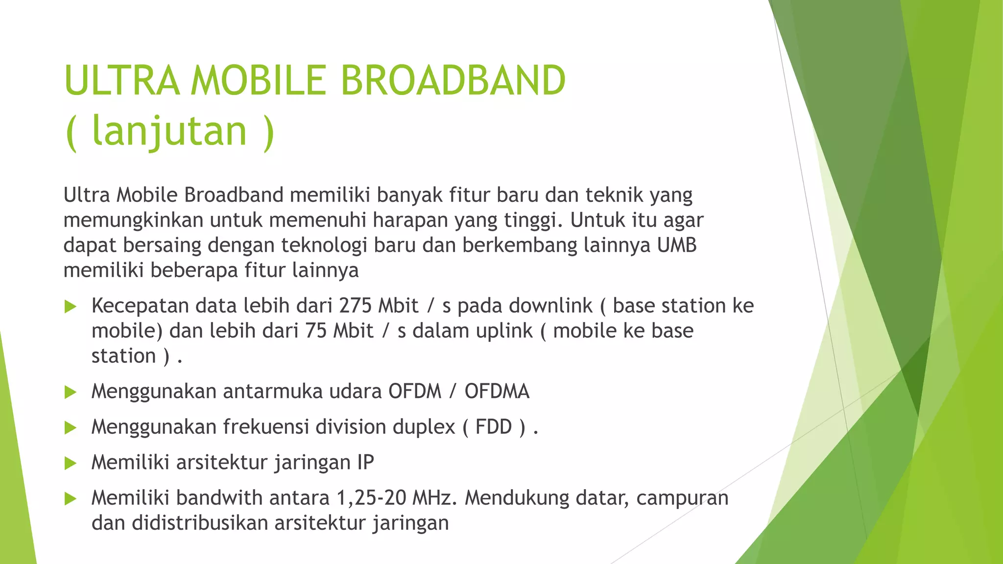 Teknologi broadband wireless access | PPTX