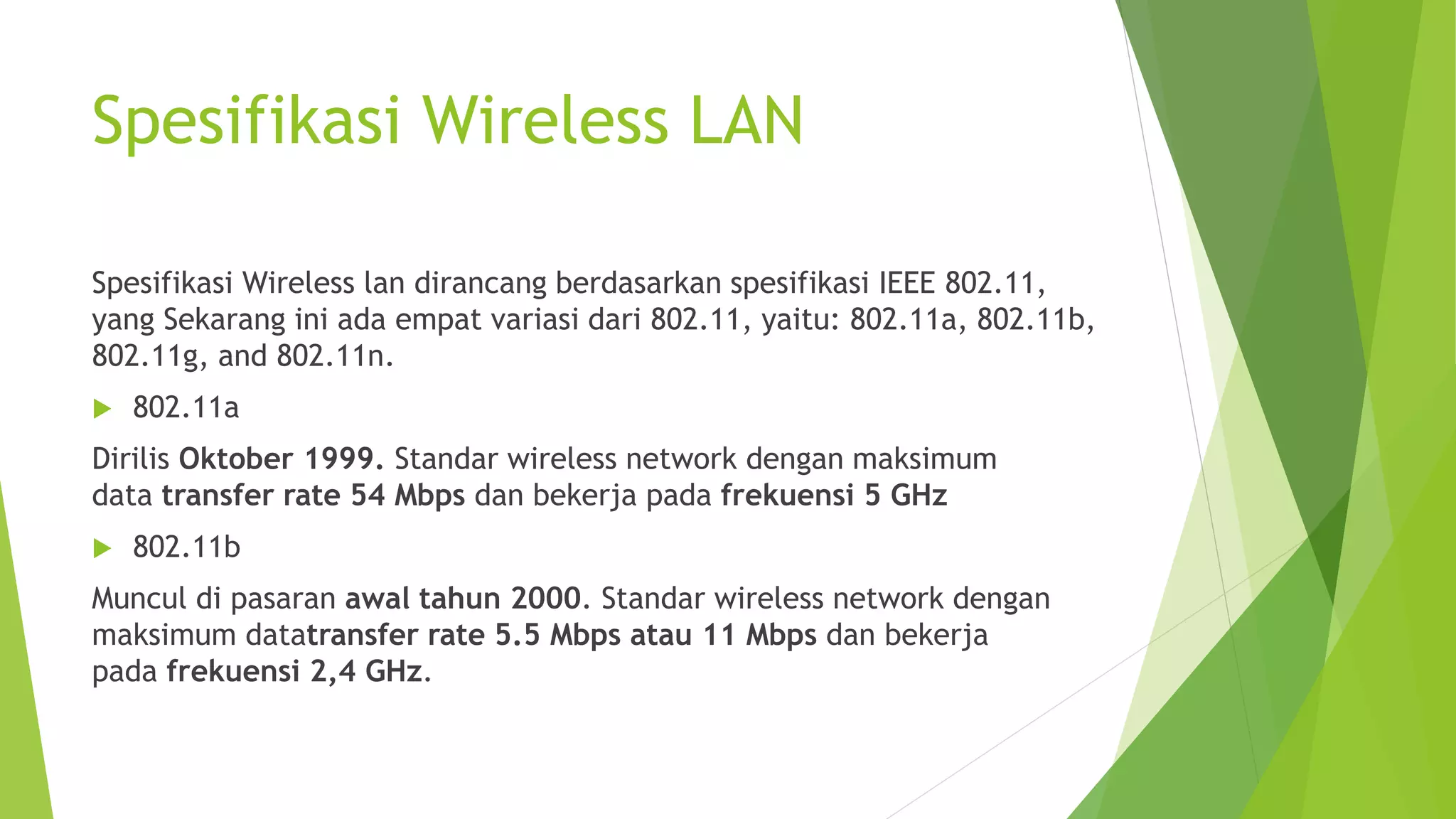 Teknologi broadband wireless access | PPTX
