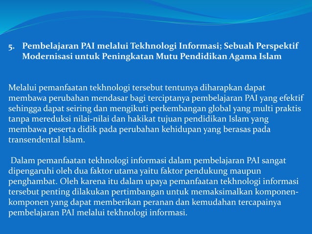 Teknologi dan media pembelajaran | PPTX