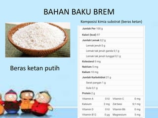 Teknologi Fermentasi pada Brem | PPTX